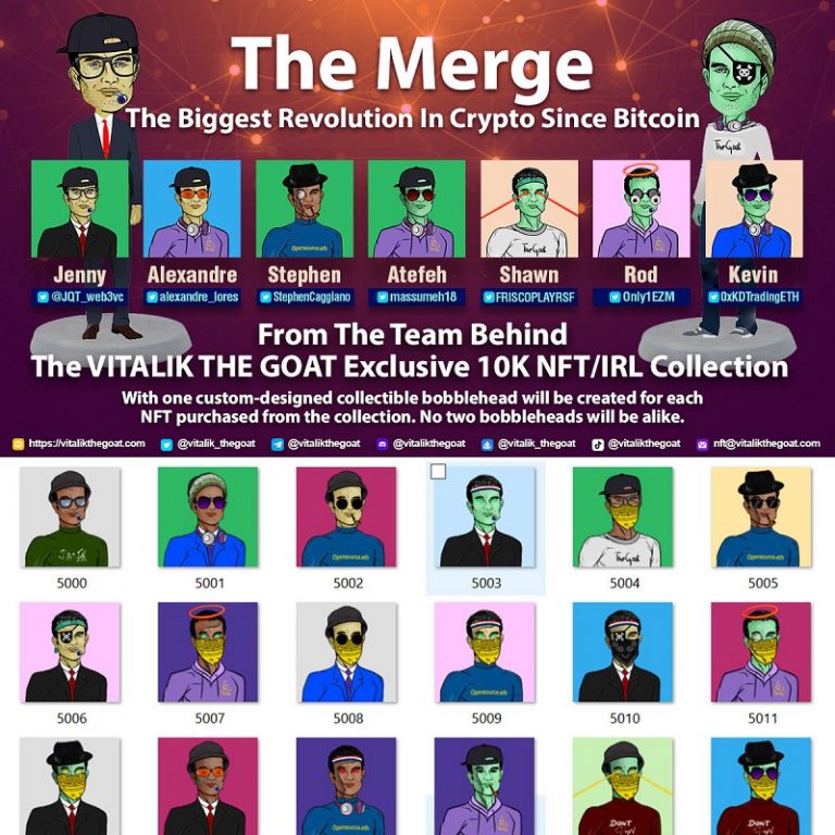 ‘Vitalik The Goat’ NFT/IRL Toys Collection to Commemorate Ethereum Merge – Web3 News